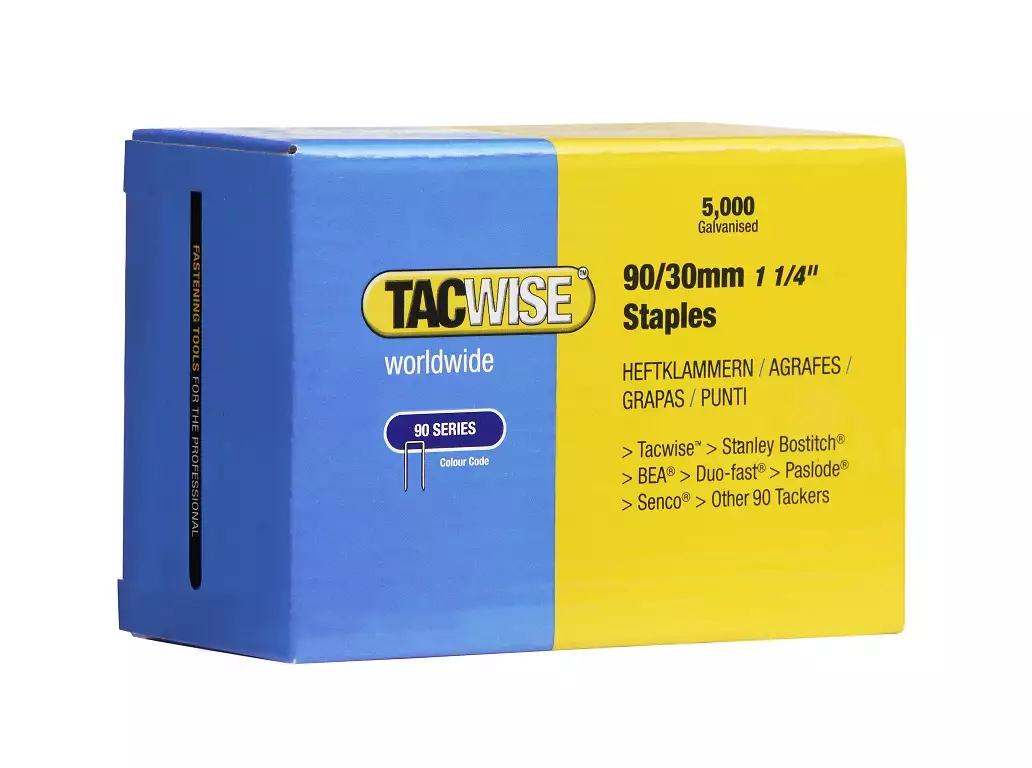 Tacwise Staple Narrow Crown 90 Series 30mm | Tradefix Direct