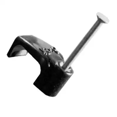 Unifix Flat Twin Earth Cable Clips 6mm Black | Low Prices
