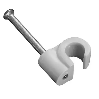 Unifix Round Cable Clips 14mm White | Tradefix Direct