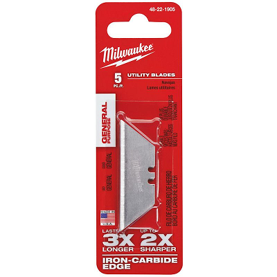 Milwaukee General Purpose Knife Blades Pack Of 5