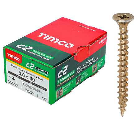 C2 Strong Fix Premium Screws 5.0 x 50mm | Tradefix Direct