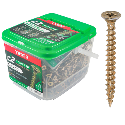 C2 Strong Fix Premium Screws In Tubs 5 x 50mm | Low Prices