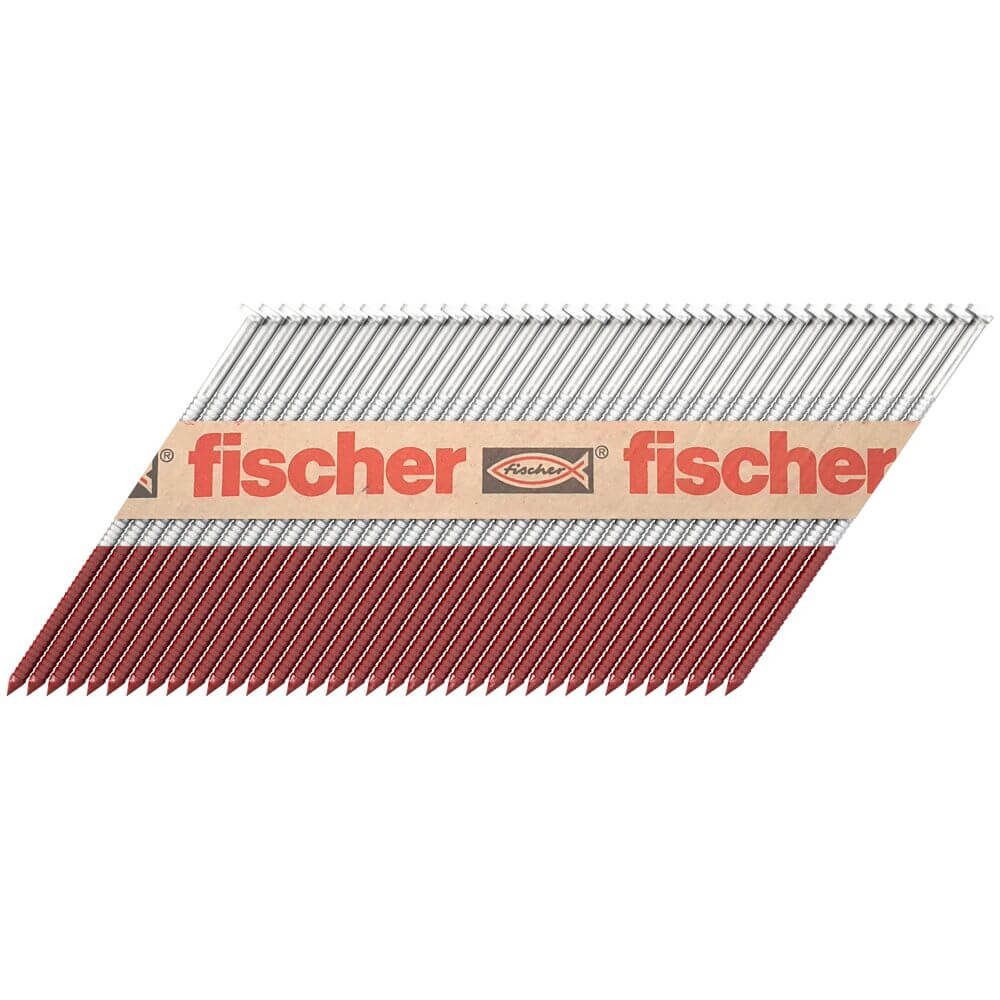 Buy 90 x 3.1mm Fischer Galvanised Smooth Nails | No Gas