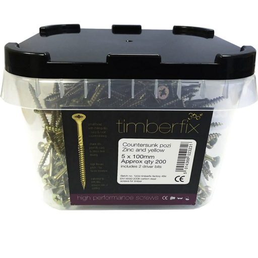 Timberfix 360 Pozi Trade Tub 5 x 70mm | Tradefix Direct