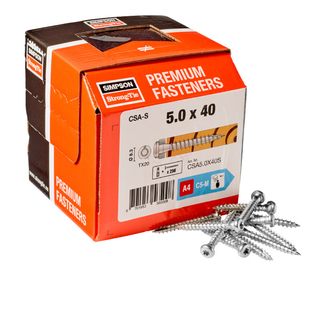 Simpson Csa Connector Screws 5.0 x 40mm | Tradefix Direct