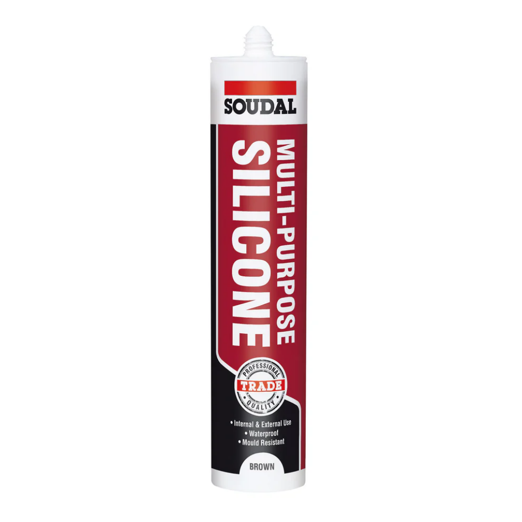 Soudal Multi Purpose Silicone Brown | Tradefix Direct